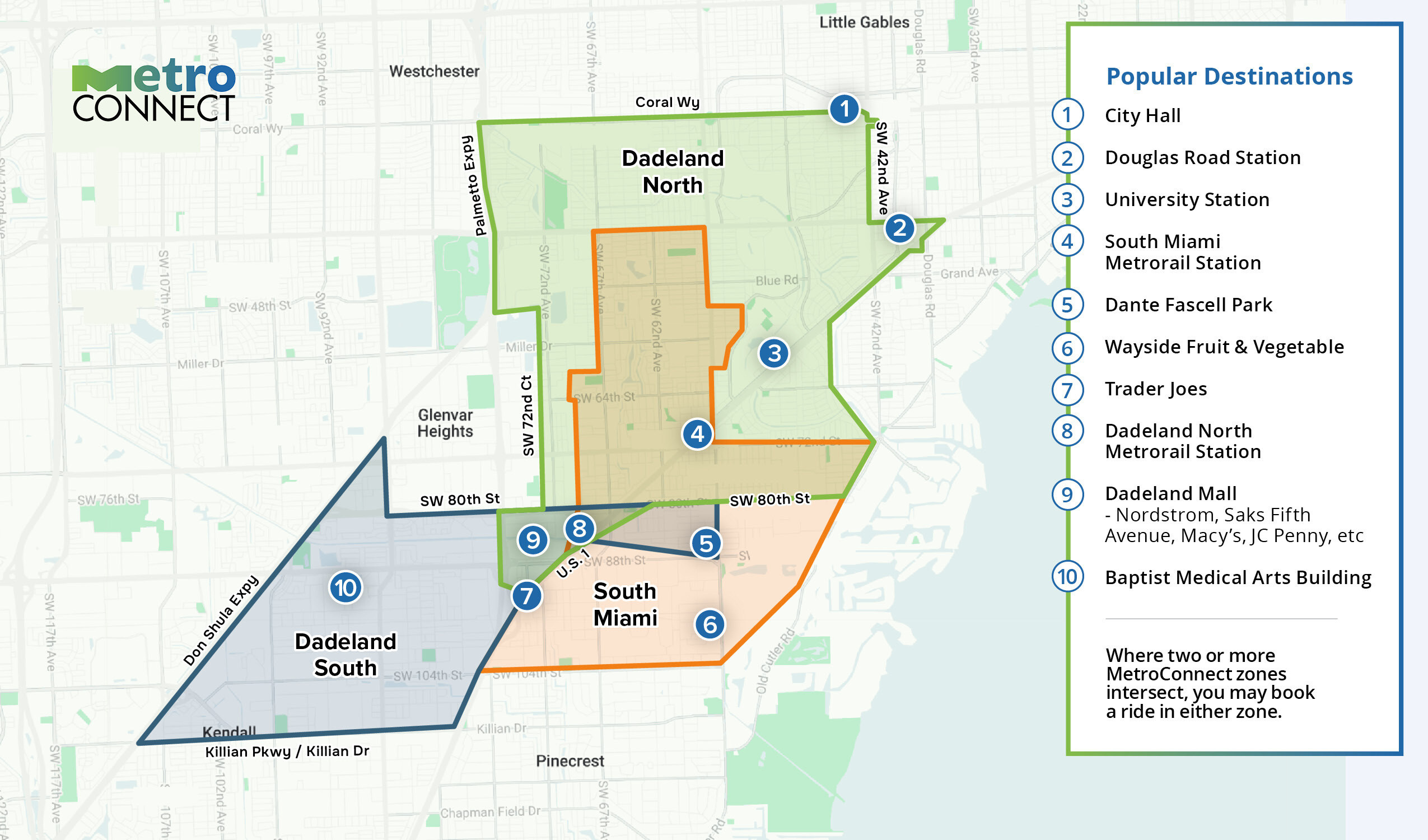 MetroConnect | Free public transit shared rides in Miami-Dade County